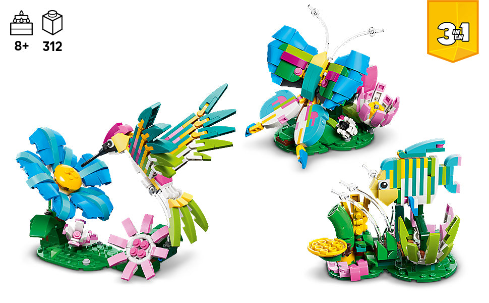 LEGO Creator 3 en 1 Wild Animals colorido juguete de – WINGERCO